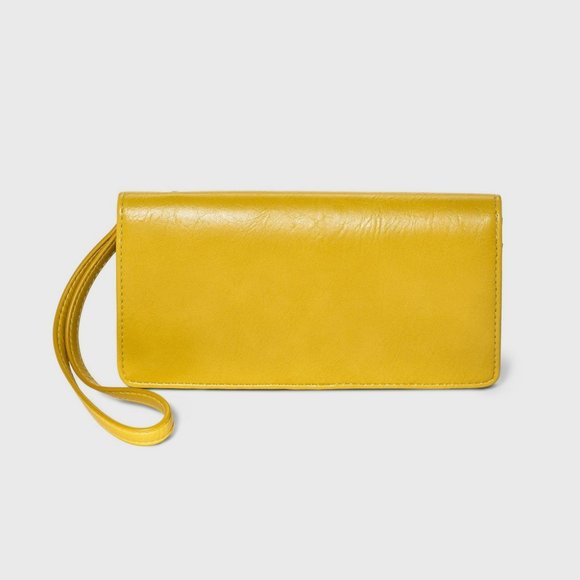 Universal Thread | Bags | Universal Thread Yellow Bifold Wristlet ...